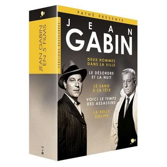 Pathe Distri Coffret Jean Gabin 5 Films DVD - 3388337127421 - Cdiscount ...