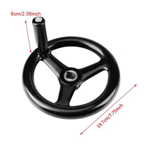 Cikonielf Volant de Volant manuel en plastique à 3 branches avec ...