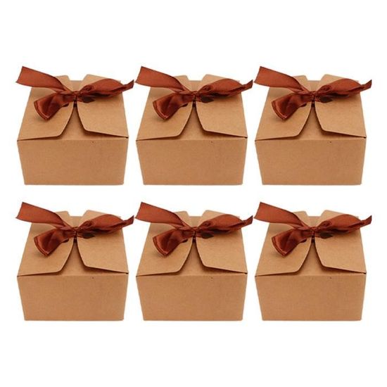 Boîtes-Cadeaux Marron Avec Couvercles Boîte-Cadeau En Papier Kraft ... Boîtes-Cadeaux Marron Avec Couvercles Boîte-Cadeau En Papier Kraft ...