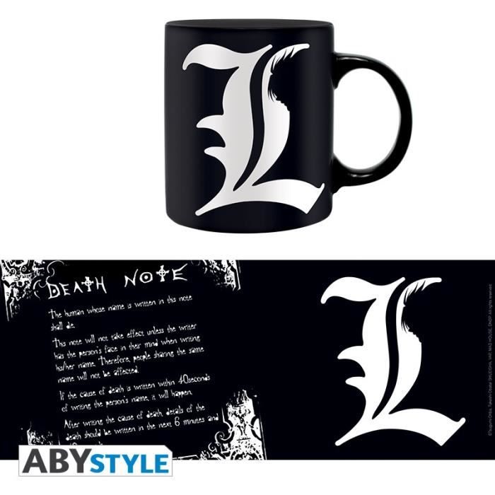 Mug - ABYSTYLE - Death Note - 320ml - Porcelaine - Compatible lave ...