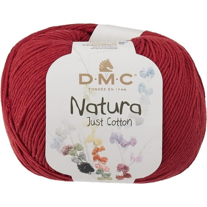 Natura-Pelote De Fil À Tricoter Et À Crocheter|100% Coton-Idéal Pour Déco Et Vêtements|50 G- 155 ...