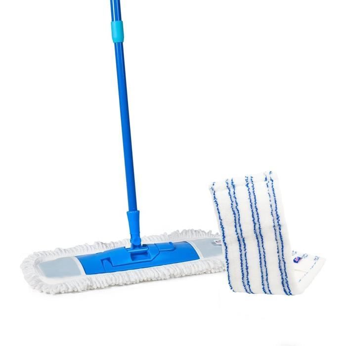 Extra Flat Mop - Balai Plat Nettoyant Et Dépoussiérant - Tête Xl Et ...