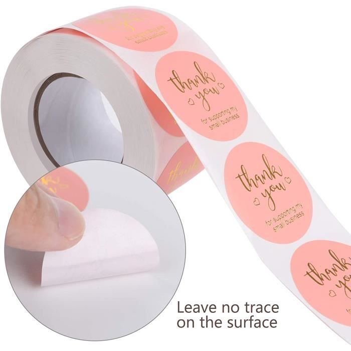 Thank You Sticker,Merci Stickers Autocollants,500pcs 1.5inch Merci ...