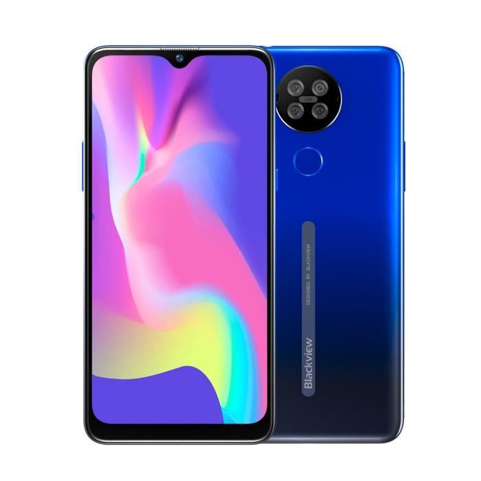 Blackview – téléphone portable A80s, écran de 6.217 pouces, Android 10 ...