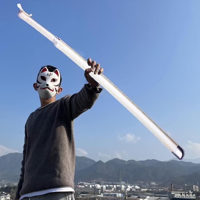 315>Katana Demon Slayer COS Épée en Bois Hashibira Inosuke Prop Modèle ...