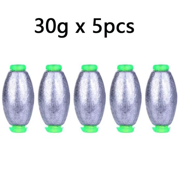 Matériel de pêche,Plombs de pêche en forme d'olive,accessoires de pêche ...