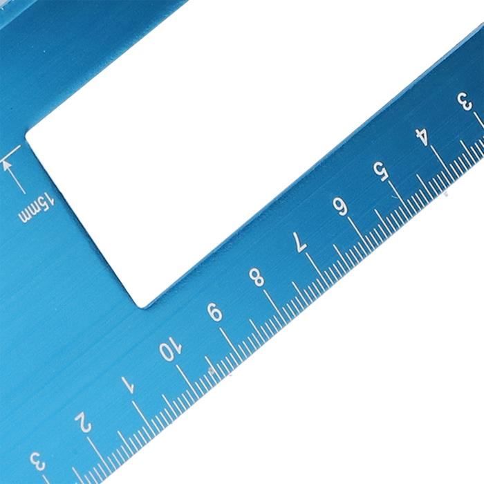 PAR - Règle d'angle Jauge à Onglets, Règle Droite Précise 3D 0-150 Mm ...