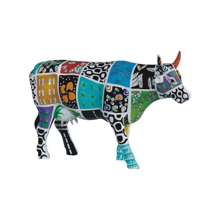 Statue de vache "Cow Parade", en résine multicolore. Modèle "Cowcado de ...