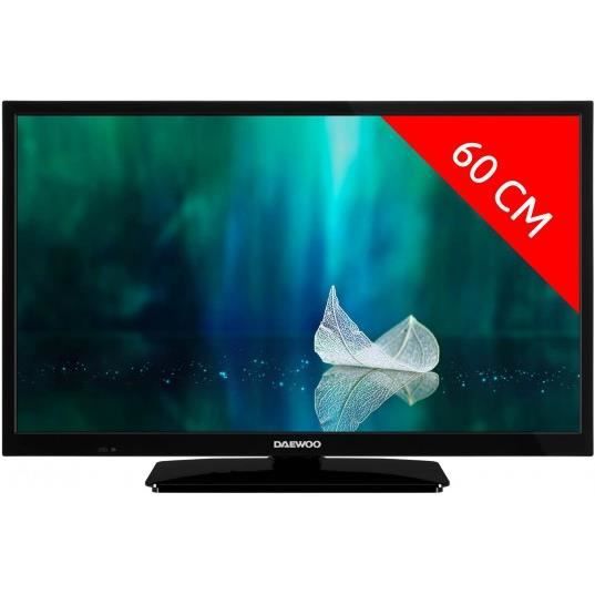 Téléviseur LCD DAEWOO 60 cm 24DMS34HD - Smart TV - Son Dolby Digital ...