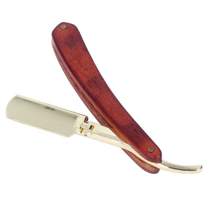 ESTINK Porte-lame à barbe Hommes acier inoxydable manuel barbe porte ...