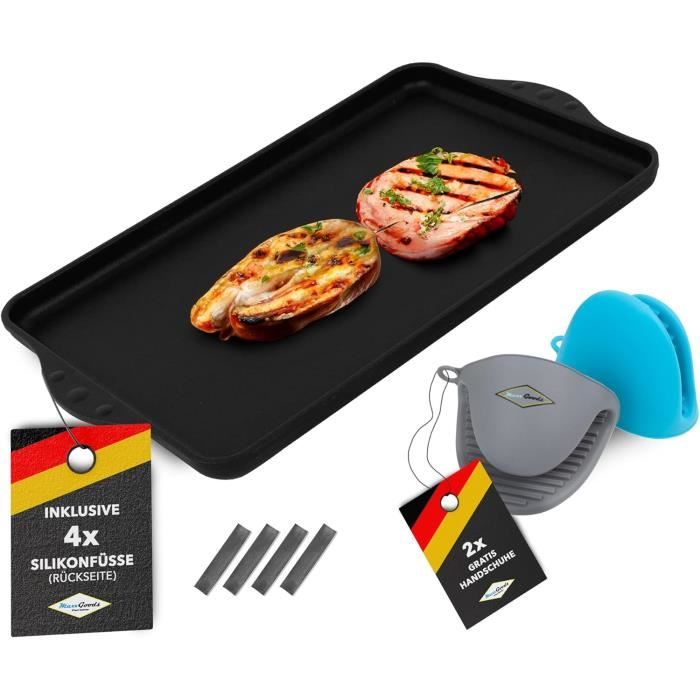 Plaque de cuisson MaxxGoods en fonte d'aluminium et céramique - 43 x 28 cm - Cdiscount ...