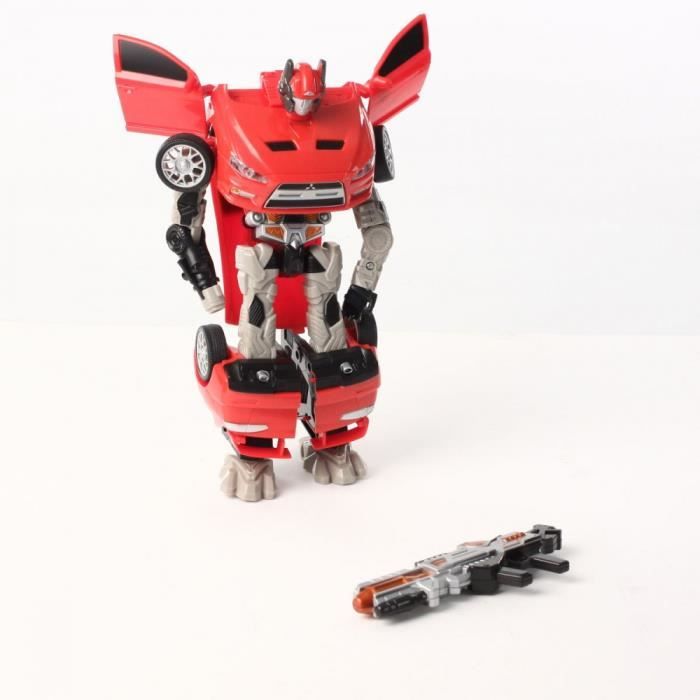 ROBOT TRANSFORMER ROUGE - Cdiscount Jeux - Jouets