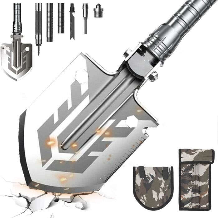 Pliant Camping Randonnée Pelle Militaire Tactique Survie Spade Multi ...