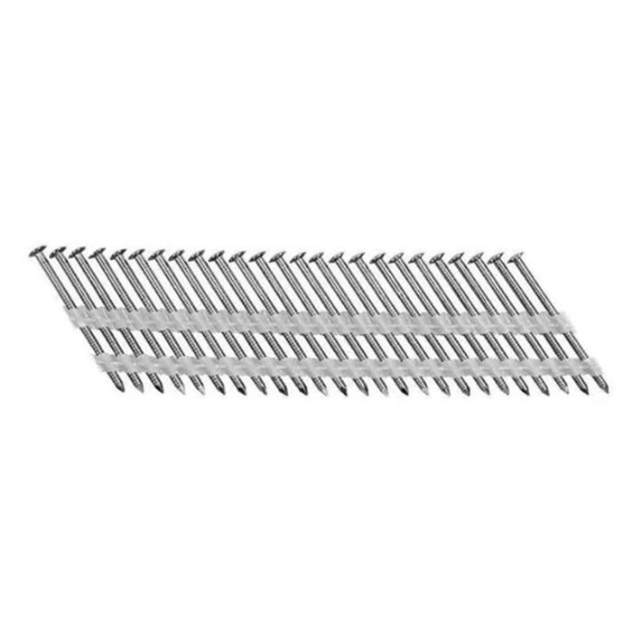 1000 Pointes en bande 50 x 2.8 mm 34° inox NORFIX NFX11411 A4 liaison ...