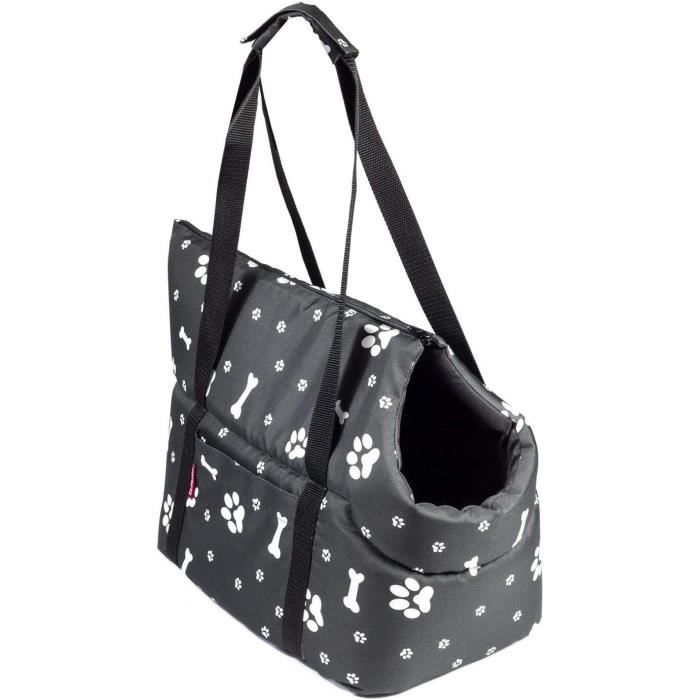 Sac R Main De Transport Pour Chien Noir, S: 34X22X26 Cm (Lxéxh) Sac ...