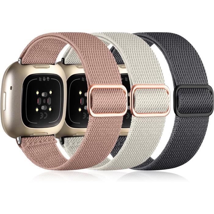 3 Paquet Compatible Avec Fitbit Versa 4 Bracelet-Fitbit Versa 3 ...