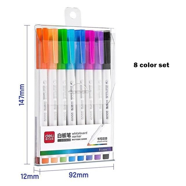 Tableau effaçable,8 Color set--Ensemble de stylos marqueurs effaçables ...