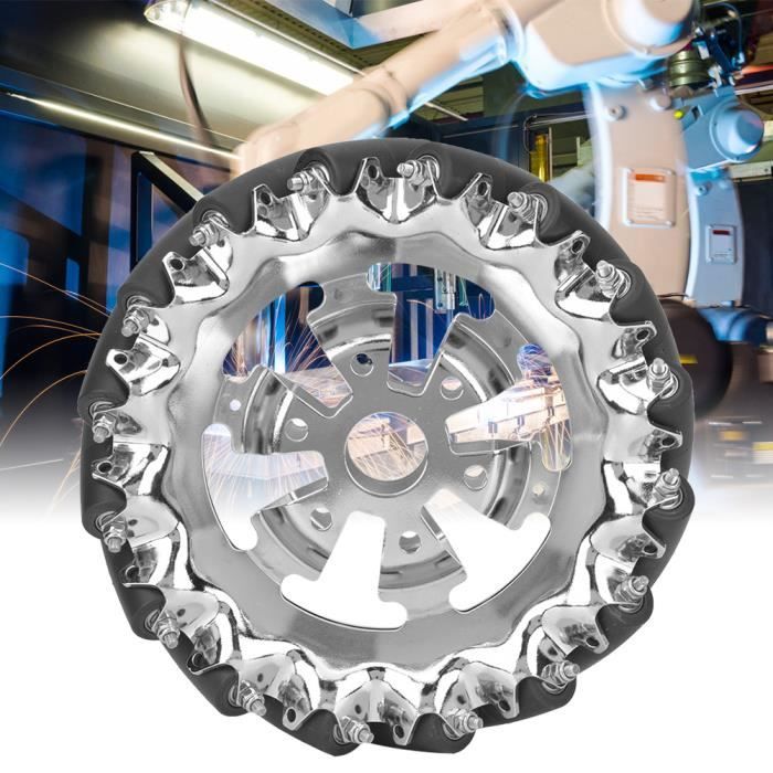 Roue Mecanum 6 pouces Roue omnidirectionnelle à 45 degrés Roue Mecanum ...