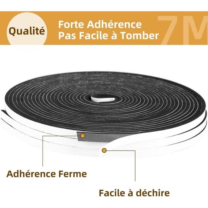 Joint Fenetre Isolation 3Pcs Joint Porte D'Entrée En Caoutchouc Isolant ...