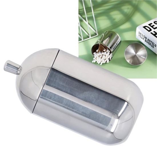 JNG® Supports de coton-tige en acier inoxydable Porte-coton-tige en ...