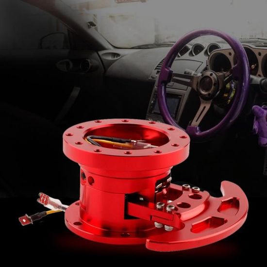 Qiilu Moyeu de volant Steering Wheel Hub, Removable Mount Kit for ...