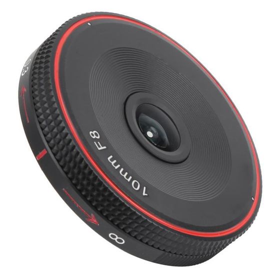 Objectif Fish‑eye 10mm F8 pour Rockstar Monture EOS.M Ultra pour Canon ...