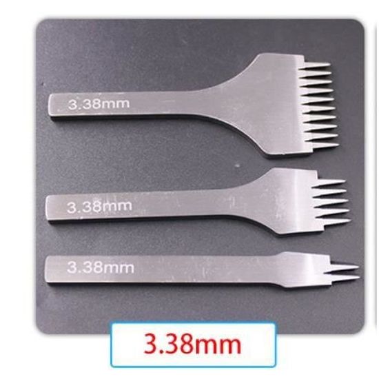 POINCON,3.38mm set--Poinçons pour trous de cuir Style français ...