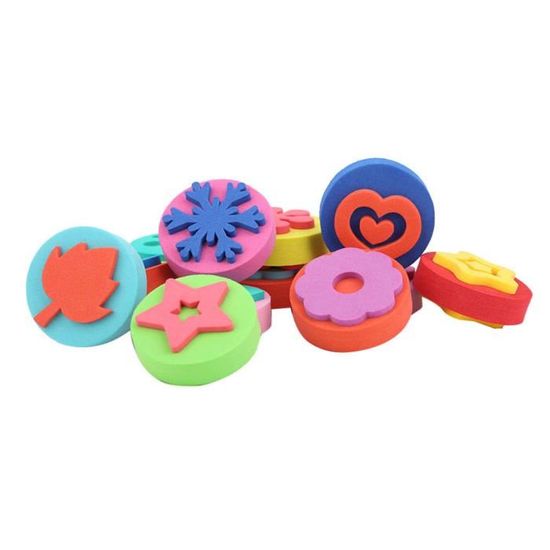 Zerone Dessin tampon éponge Dessin éponge timbre apprentissage précoce ...