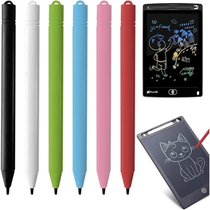 6 pcs stylos de Rechange pour Tableau d'écriture LCD, Stylet pour ...