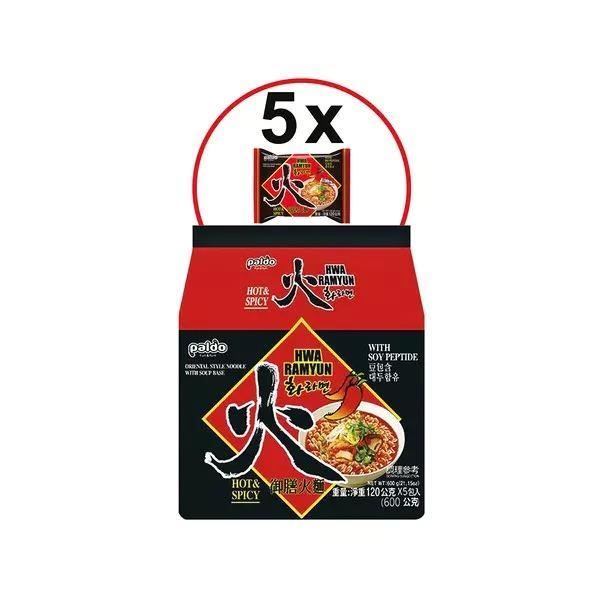 Paldo - Nouilles Instantanées Hwa Ramyun - 4*120g - Cdiscount Au quotidien