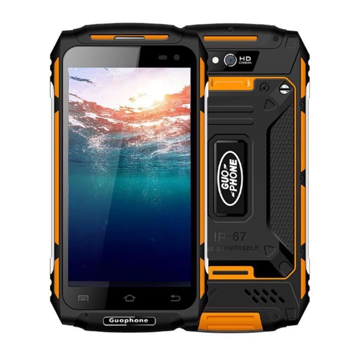 LANQI GUOPHONE U006 Militaire Extérieur 2GB + 16GB 4G LTE Smartphone ...