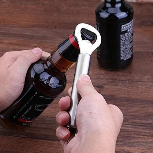 Tire bouchon Ouvre-bière Simple En Acier Inoxydable De Poche Vin Bière Soda Bouchon En Verre ...