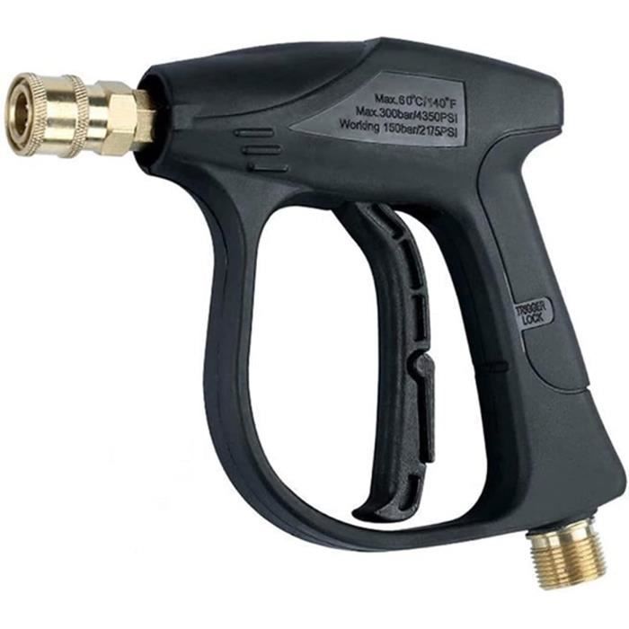 Pistolet À Eau Haute Pression Avec 5 Buses De Pulvérisation À Dégagement Rapide M22 14 Mm Pour ...