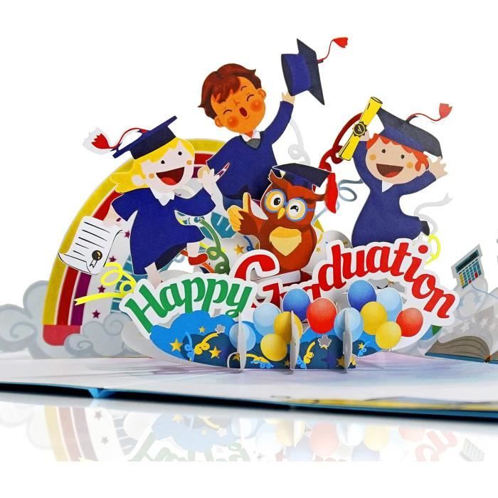 Carnet Scrapbooking Cutpopup Carte Pop-Up 3D Pour Remise De Diplôme ...