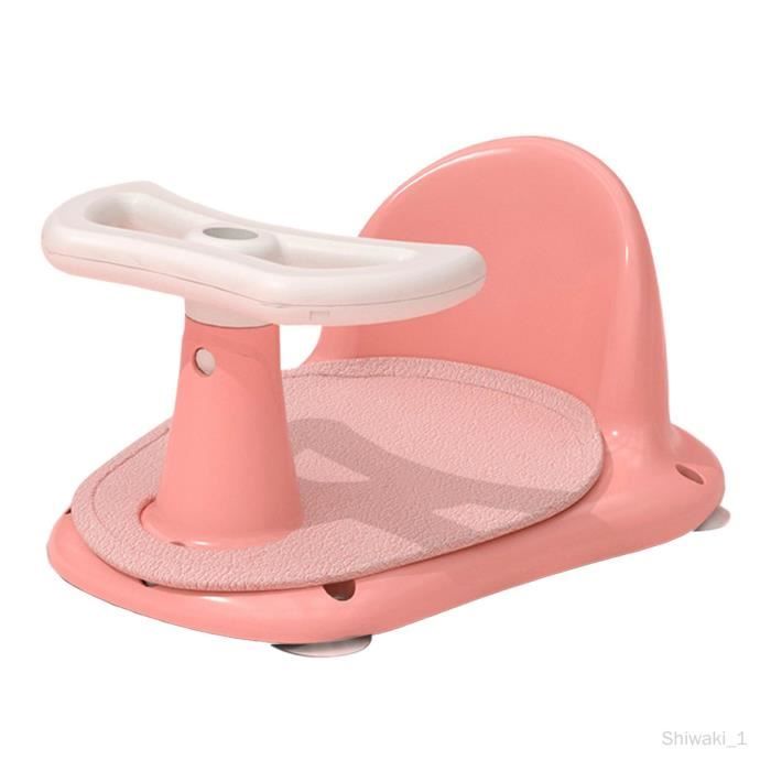 Siège de Baignoire pour Bébé avec Tapis Antidérapant, Chaise de Bain à ...