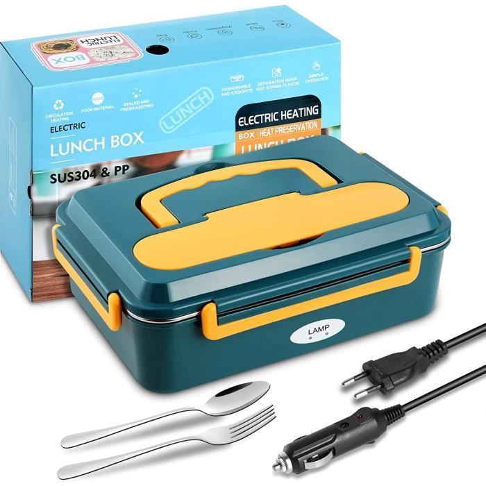 Boîte ChauffanteRepas Lunch Box électrique 3 en 1 Lunch Box 1.2L ...