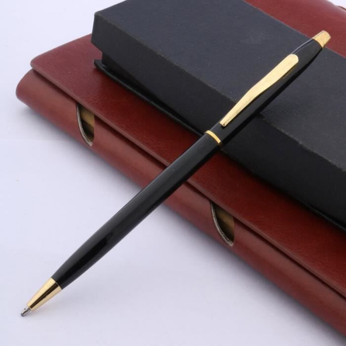 Stylo,Stylo à bille torsadé de luxe de haute qualité,stylo à encre de dessin,papeterie en métal ...