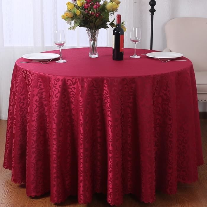 Linge de Table,Nappe de Table rectangulaire et ronde, taille ...