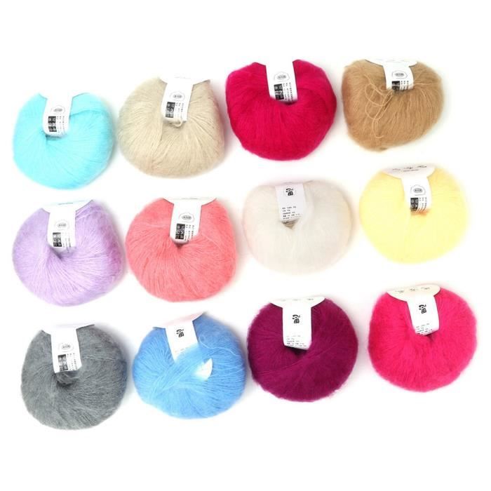 Fil Long en Laine Mohair Doux d'Angola - CIKONIELF - Angola Mohair ...