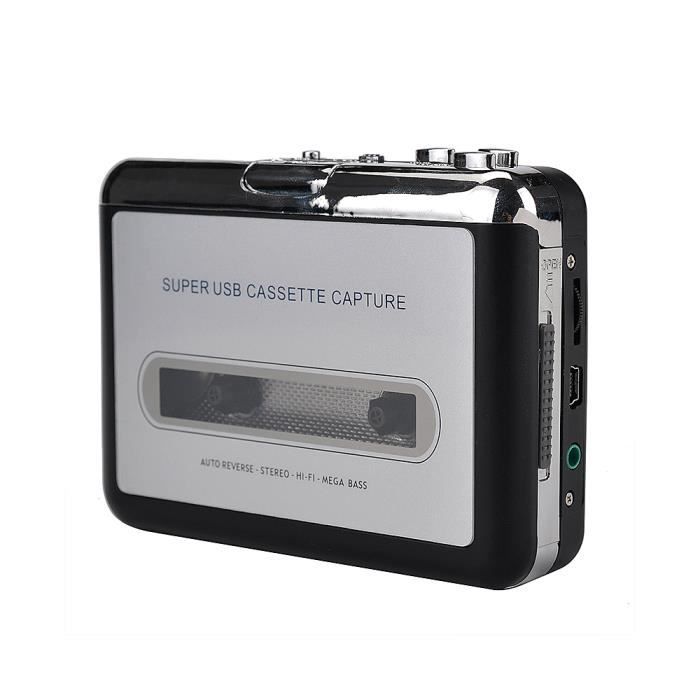 Lecteur de cassettes USB Convertir une bande de lecteur au format MP3 ...