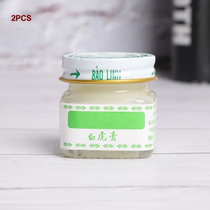HURRISE Pommade Tigre Blanc 2pcs White Tiger Cream Rafraîchissant ...