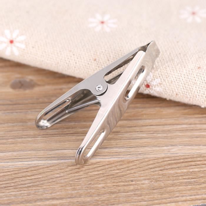 Pince à linge 20 pièces pinces à linge en acier inoxydable pinces ...