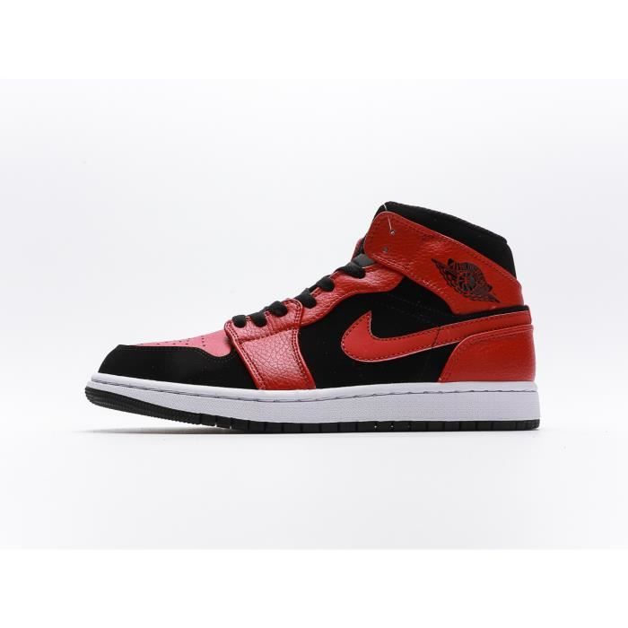 Basket NIKE Air Jordan 1 High Sneakers AJ1 Homme Femme Rouge ...