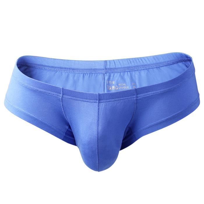 Boxer-shorty - Blue - Sous-vêtements sexy pour hommes - Modal - Taille ...