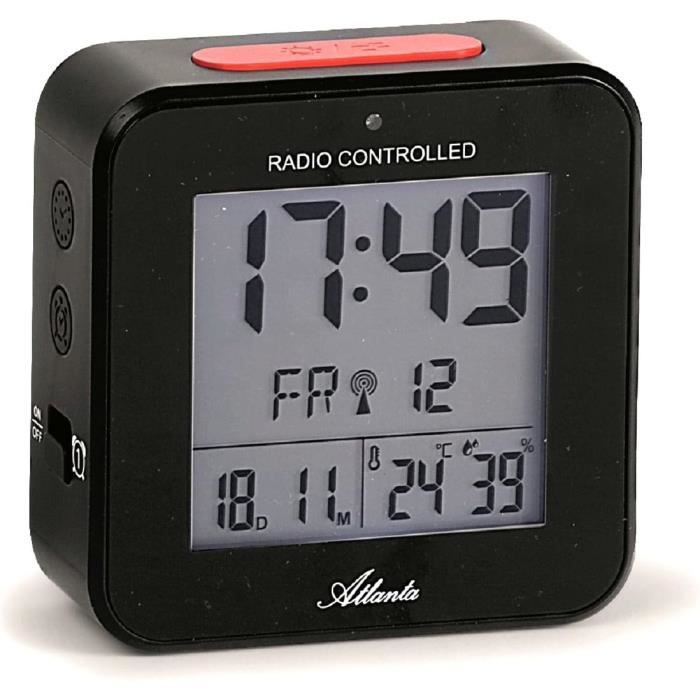 Réveil Radio-Piloté Lcd Digital[J2469] - Cdiscount TV Son Photo