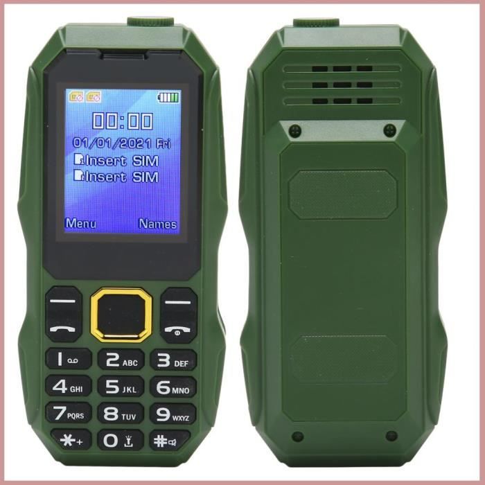 Sjlerst téléphone portable à gros boutons Téléphone portable Senior ...