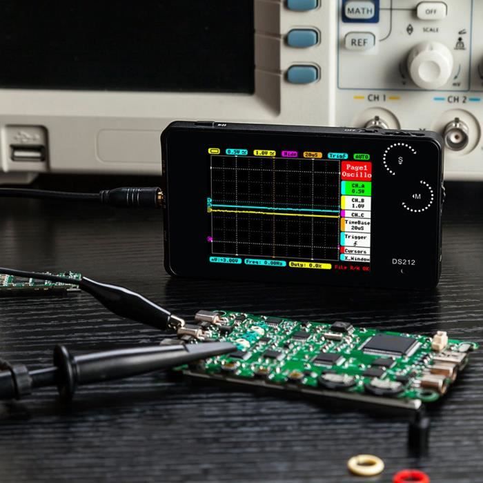 Oscilloscope Numérique Portable - SURENHAP - DS212 - 2 Canaux - Taux d ...