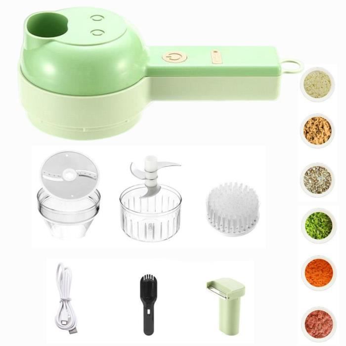 Hand-Held Veggie Chopper Food Processor Mini Wireless Sliced Onion ...