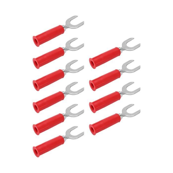 YOSOO Adaptateur de fiche banane 10 pièces fourche bêche fiche banane ... YOSOO Adaptateur de fiche banane 10 pièces fourche bêche fiche banane ...