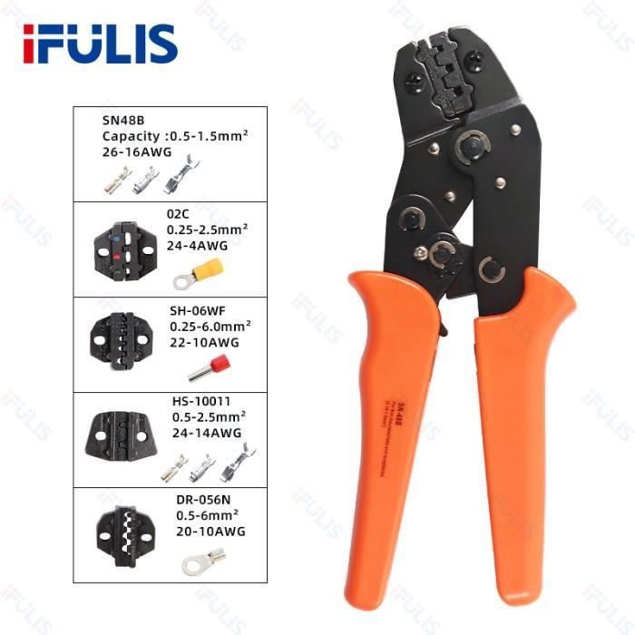 PINCE DE SERRAGE,SN-48B -4 JAW--1.5mm2, outils multi manuels mâchoires ...